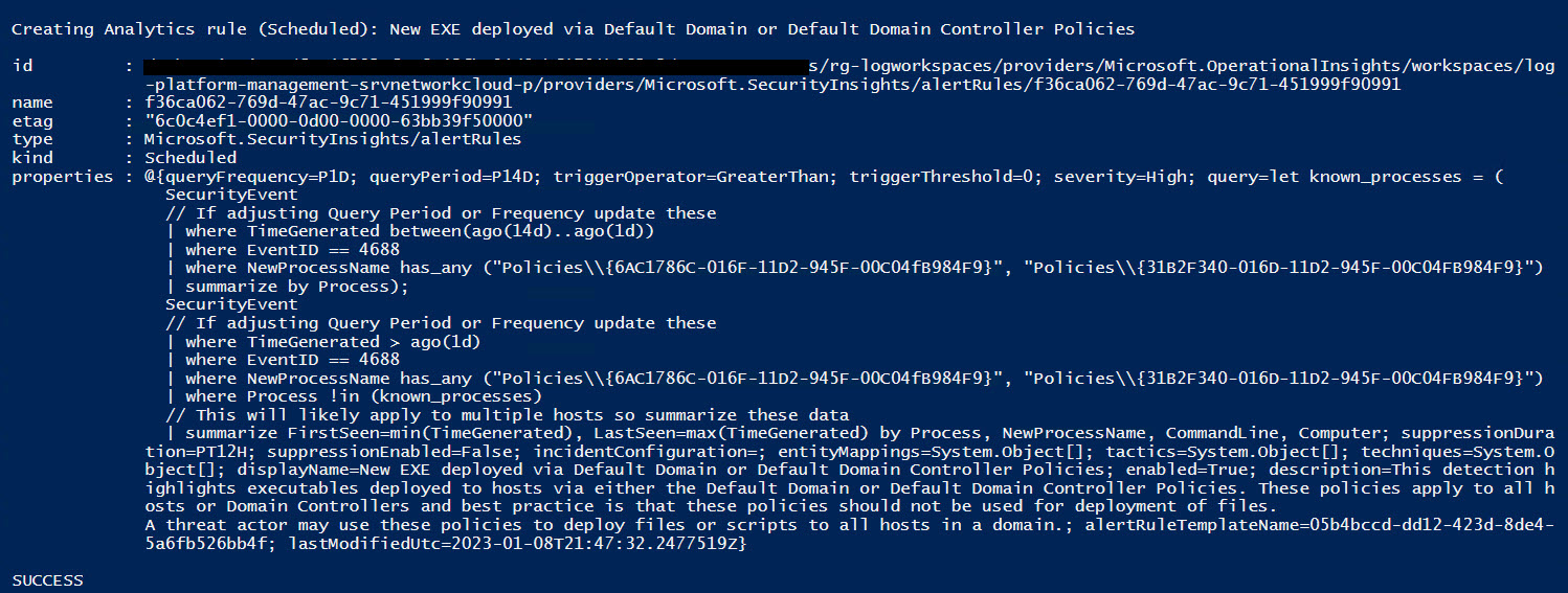 Sentinel Alert Rules Management with Add / Update / Remove & Alert Rule Action automation – Blog ...