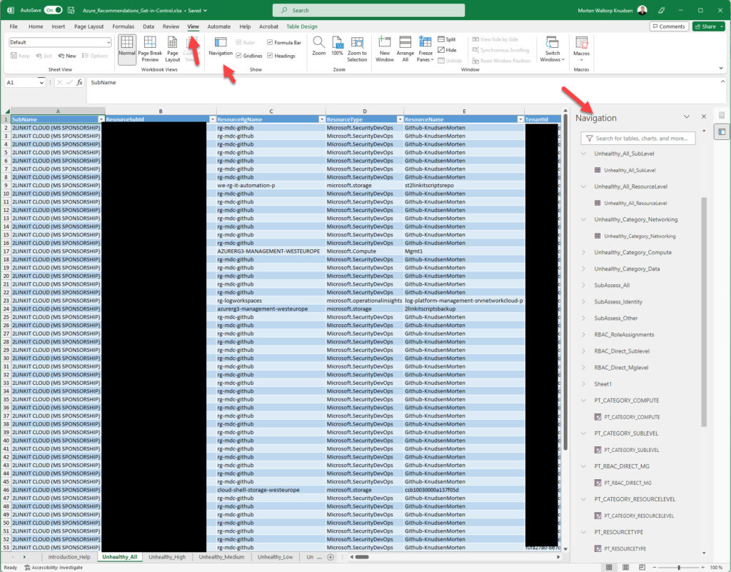 Automate Reporting of Defender for Cloud recommendations & Role Assignments with 35 different ...