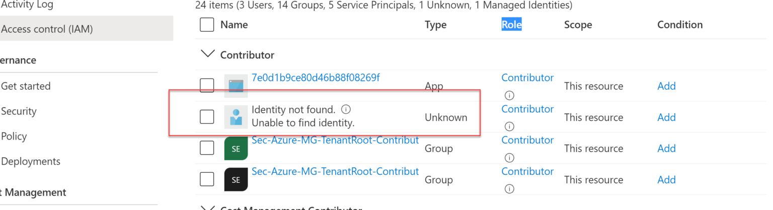 Orphaned Azure Security Principals Clean-up & Azure Policy Managed Identity Role Assignment ...