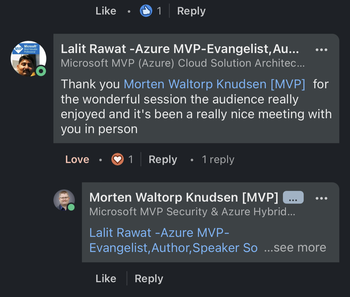 MyPresentations - Blog by Morten Knudsen about Microsoft Security ...