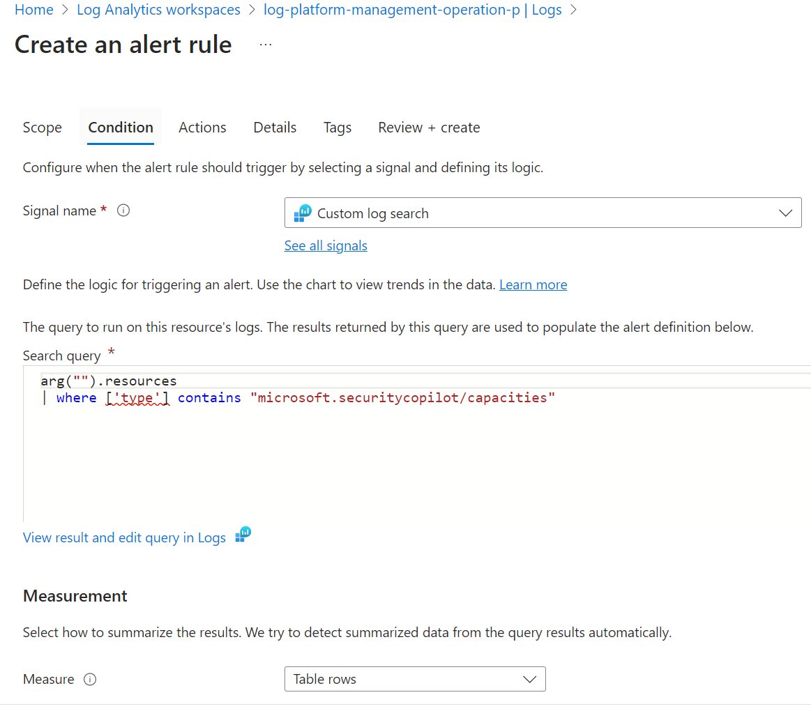 Azure Monitor alerting with Azure Resource Graph data – using Azure LogAnalytics integration ...