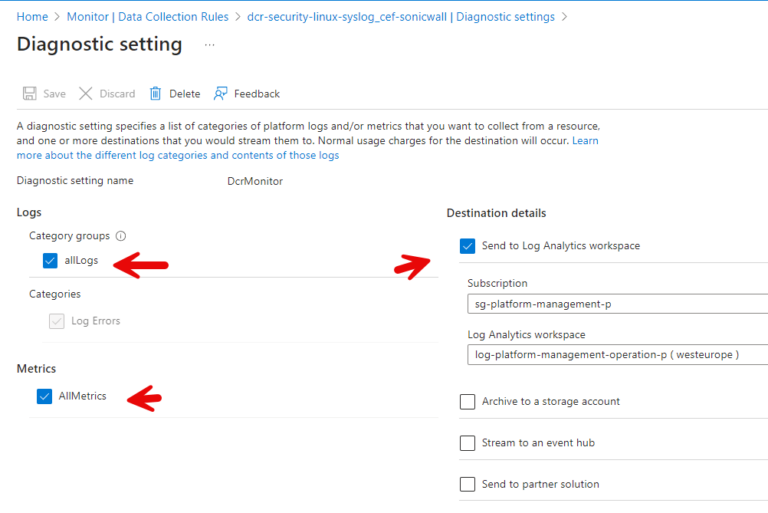 Troubleshooting & Monitoring of Log Ingestion with Data Collection Rules – Blog by Morten ...