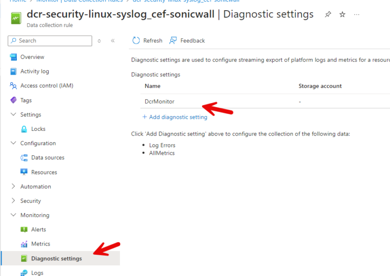 Troubleshooting & Monitoring of Log Ingestion with Data Collection Rules – Blog by Morten ...