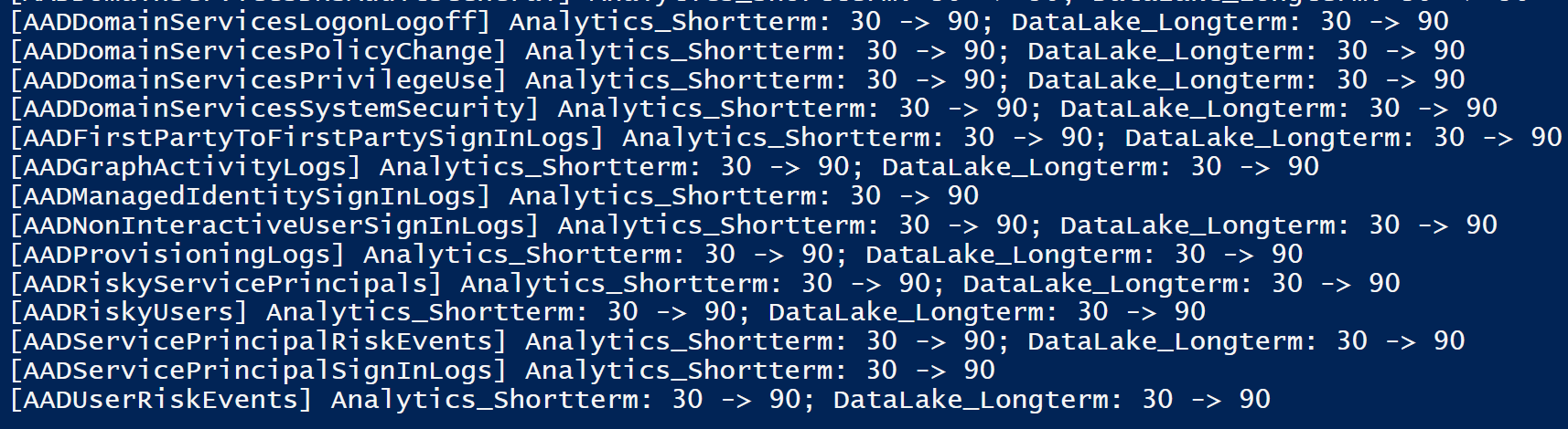 Script: Sentinel Data Lake Table Management – Blog by Morten Knudsen about Microsoft Security ...